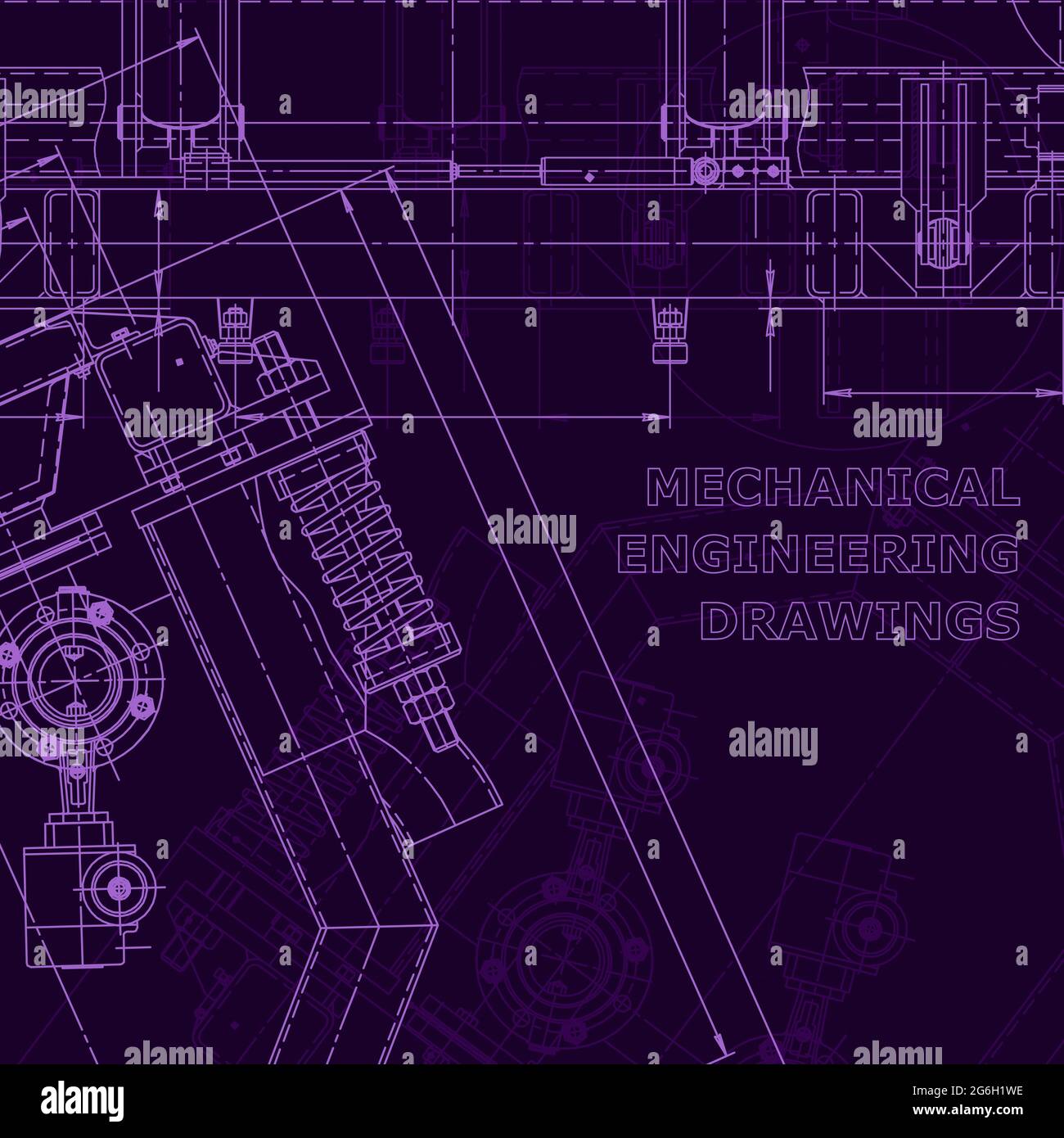 Blaupause, Schema, Plan, Skizze. Technische Illustrationen ...