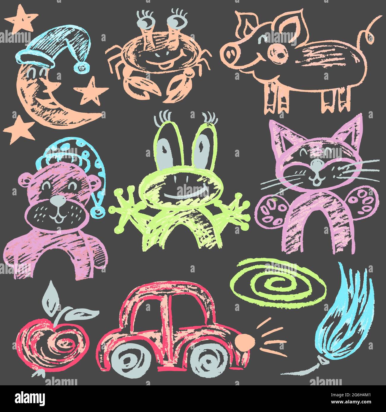 Frosch malerei Stock-Vektorgrafiken kaufen - Alamy