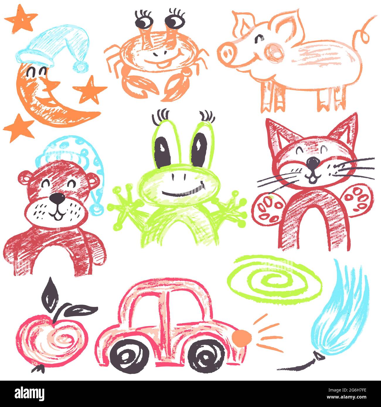 Frosch malerei Stock-Vektorgrafiken kaufen - Alamy