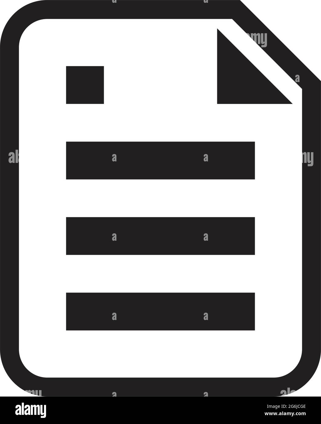 Brief Dokument Symbol Vektordaten und Informationstext für Unternehmen ...