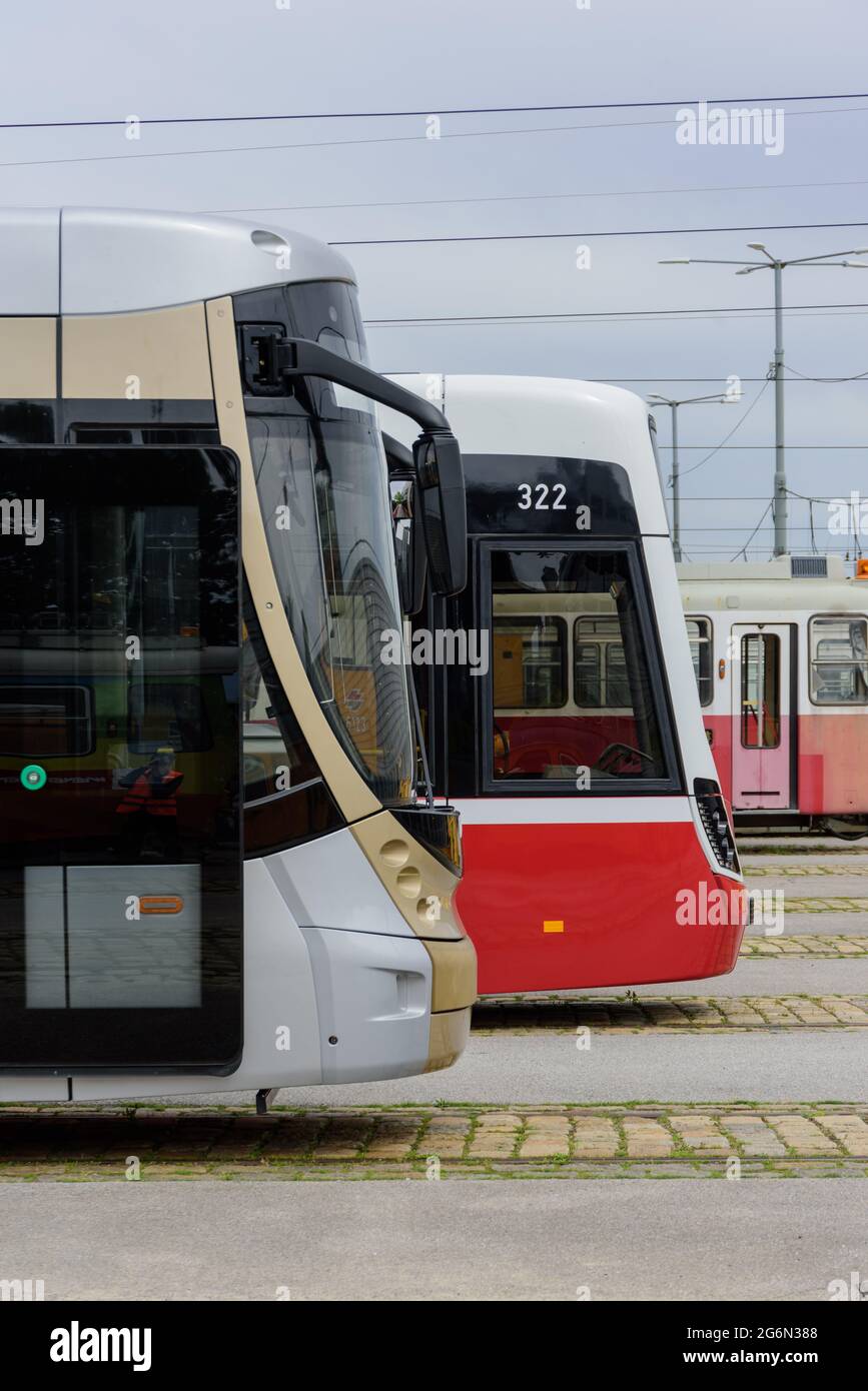 Wien, Hauptwerkstätte der Wiener Linien, Alstom Flexity Brüssel // Wien ...