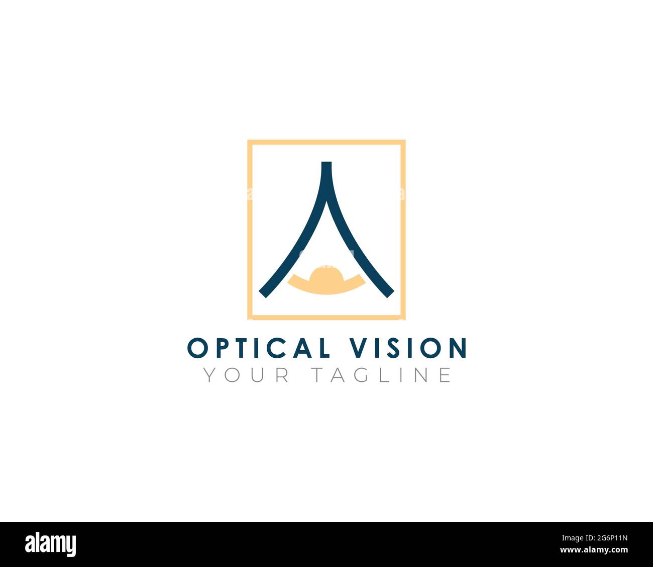 Optisches logo Stock-Vektorgrafiken kaufen - Alamy