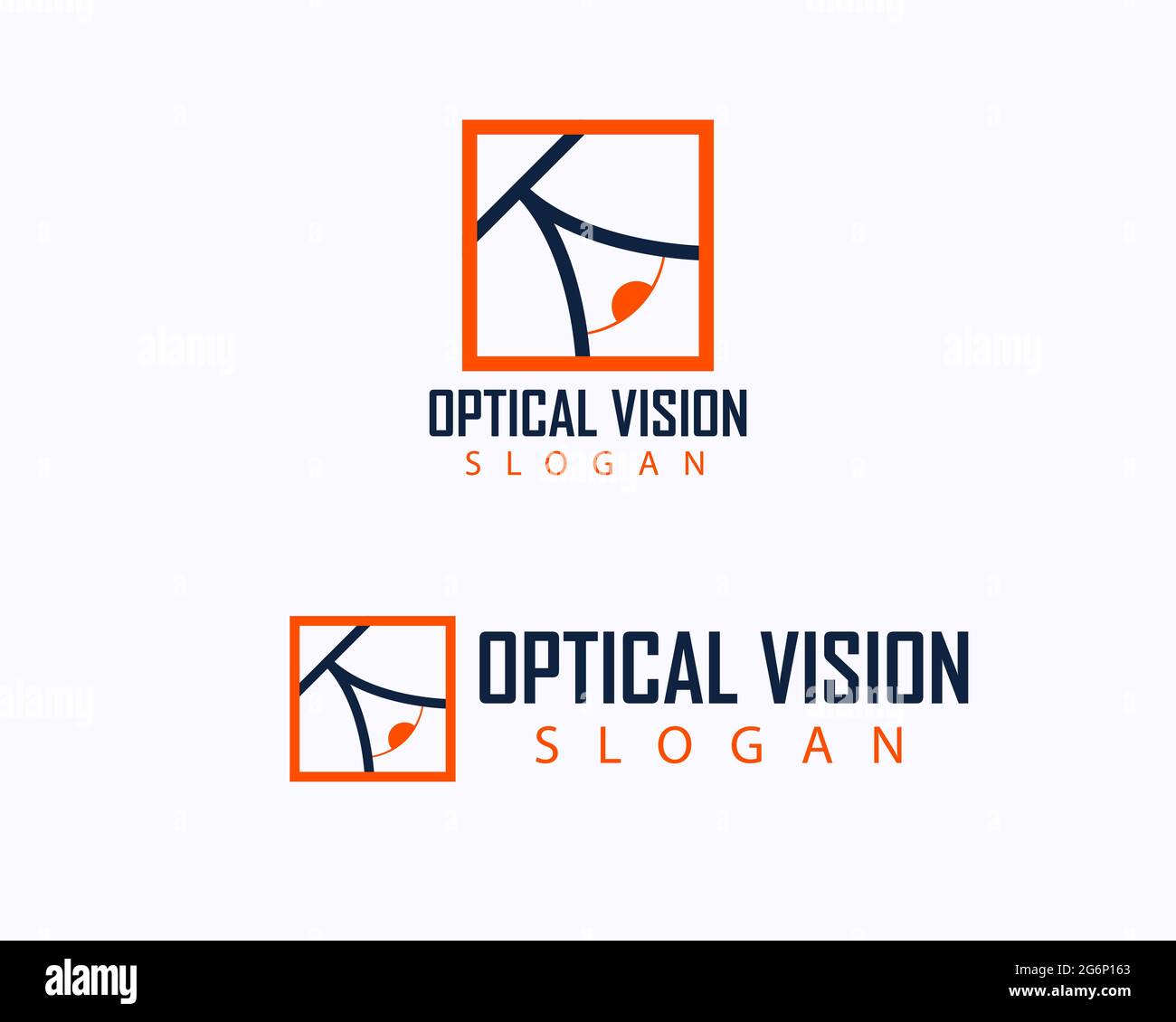 Optisches logo Stock-Vektorgrafiken kaufen - Alamy