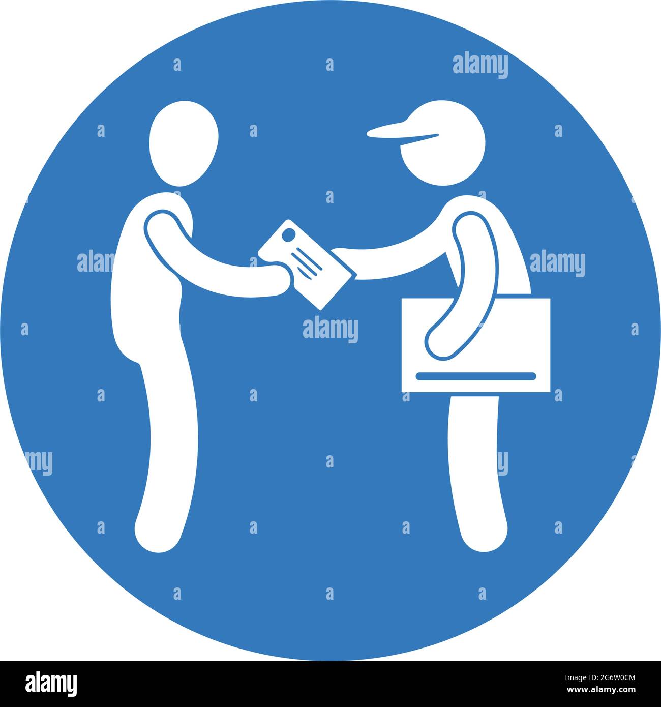 Postbote symbol vektor vektoren -Fotos und -Bildmaterial in hoher ...