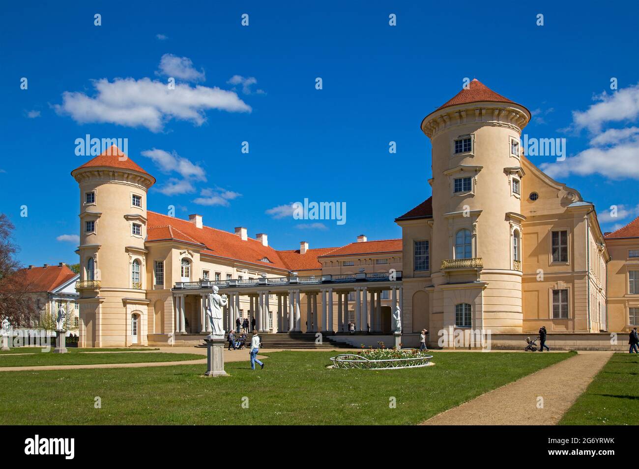 Schloss Rheinsberg, Brandenburg, Deutschland Stockfotografie - Alamy