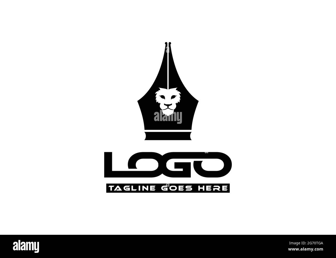 Stift logo Stock-Vektorgrafiken kaufen - Alamy