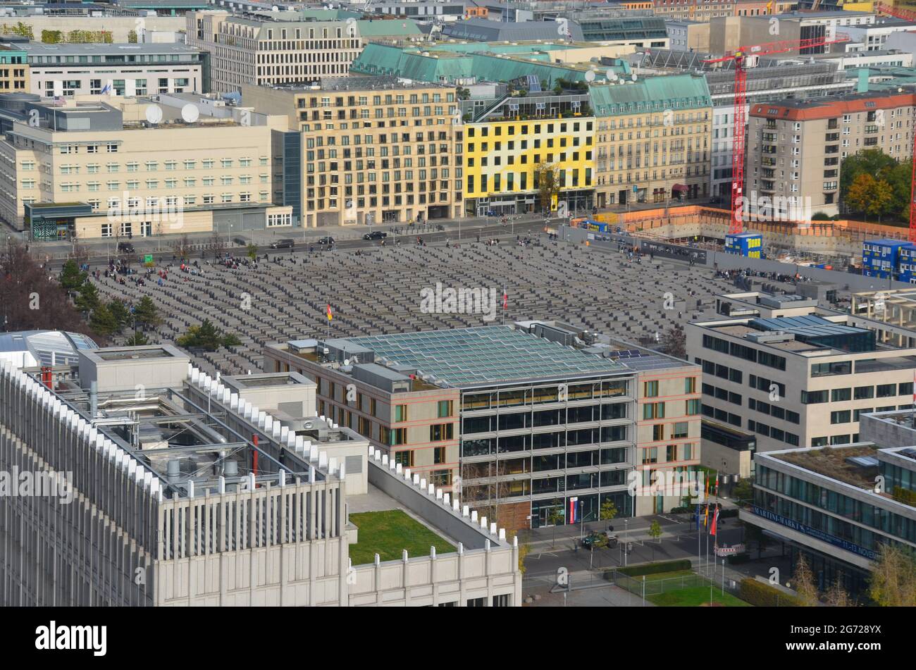 berlin- das Denkmal für die ermordeten Juden Europas, kurz Holocaust ...