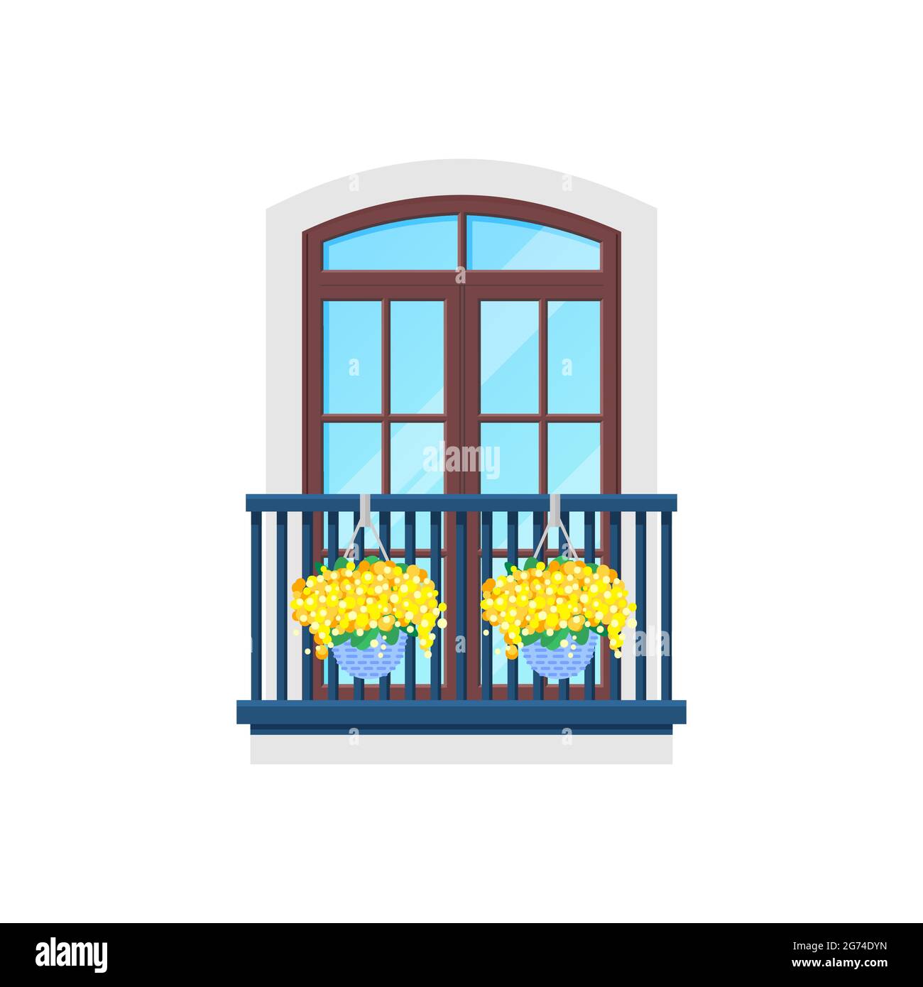 Veranda arch Stock-Vektorgrafiken kaufen - Alamy