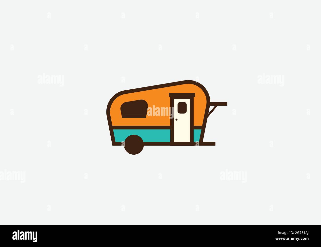 Wohnwagen logo Stock-Vektorgrafiken kaufen - Alamy