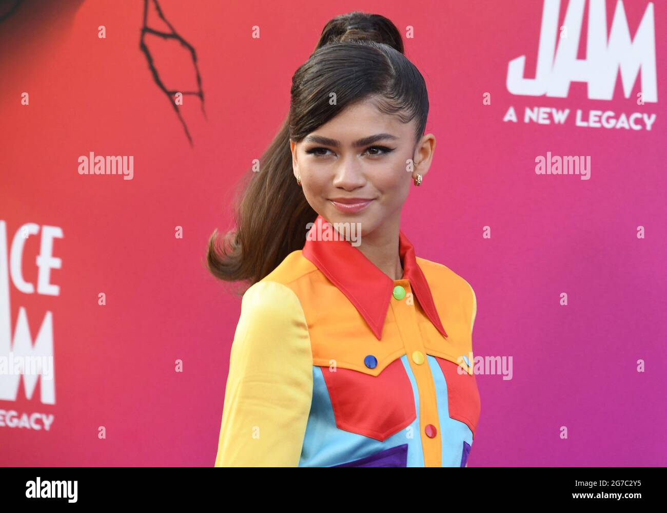 Los Angeles, USA. Juli 2021. Zendaya kommt zum SPACE JAM: Eine NEUE ...