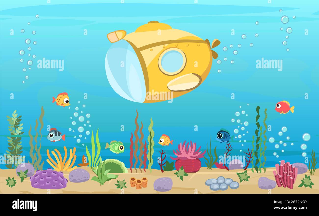 Cartoon sea animals Stockfotos und -bilder Kaufen - Alamy