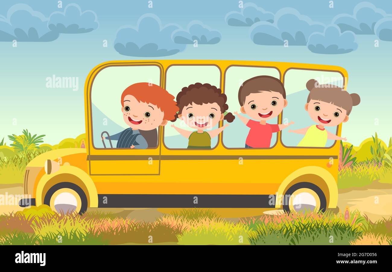 Comic auto urlaub Stock-Vektorgrafiken kaufen - Alamy