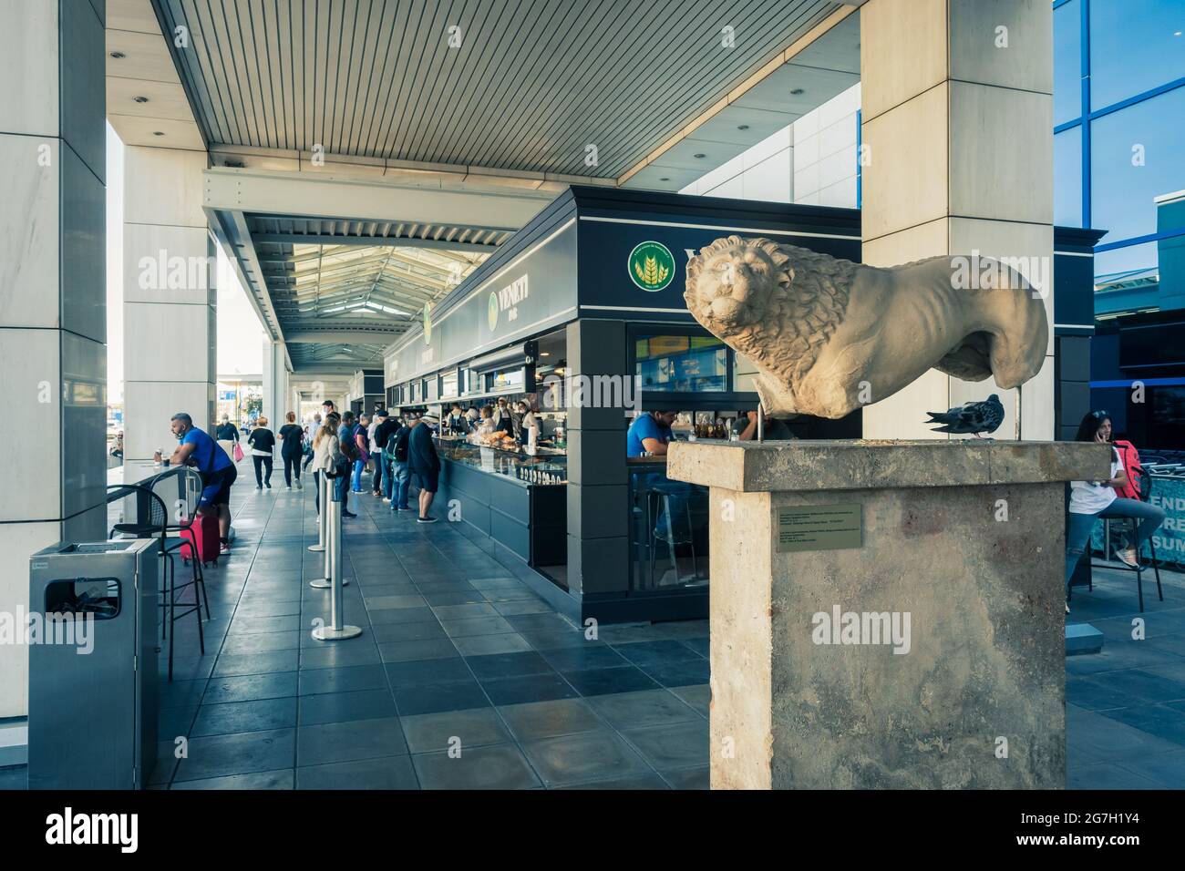 Ankunft Flughafen Athen