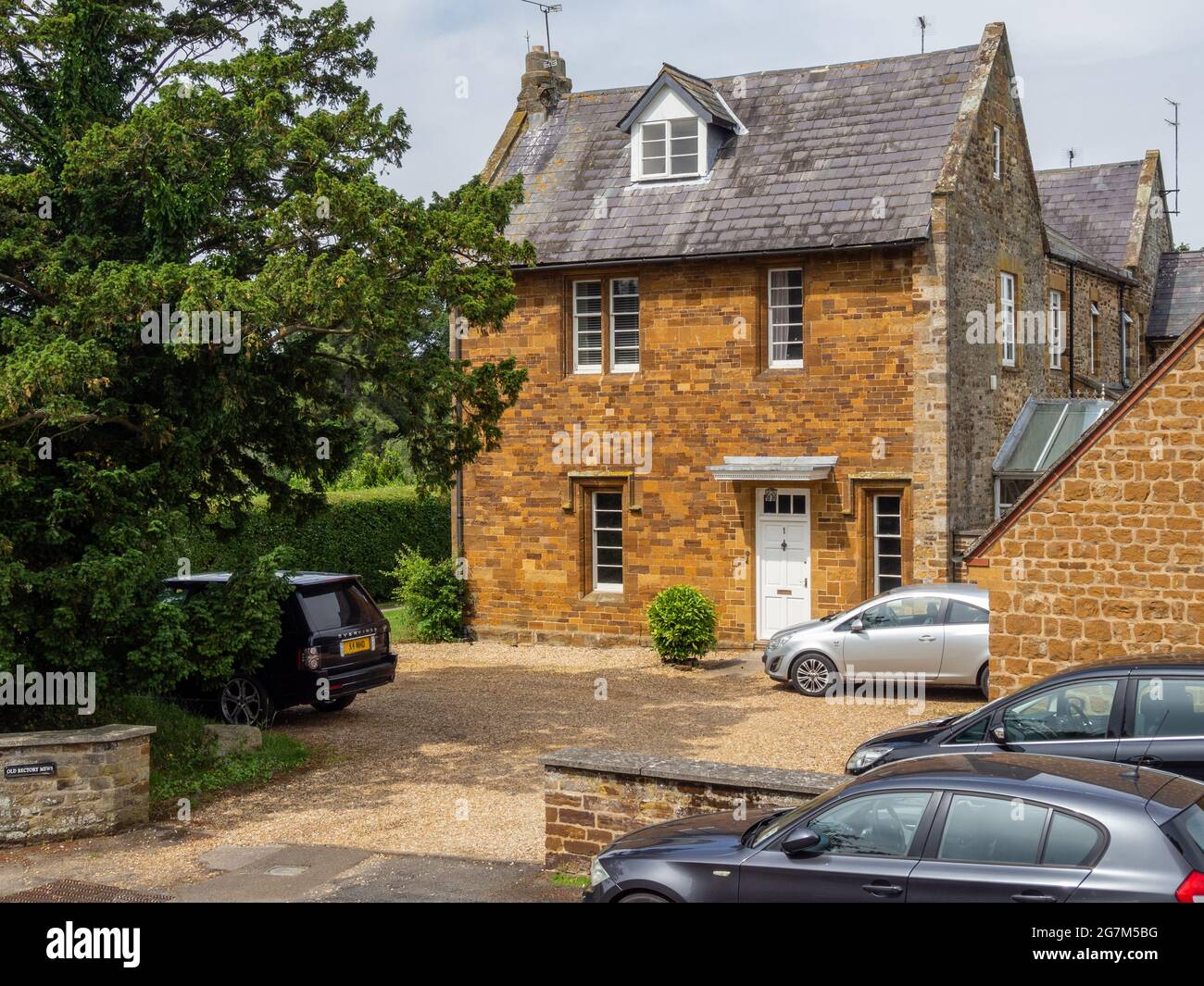 The Old Rectory im Dorf Wootton, Northampton, Großbritannien; ein ...