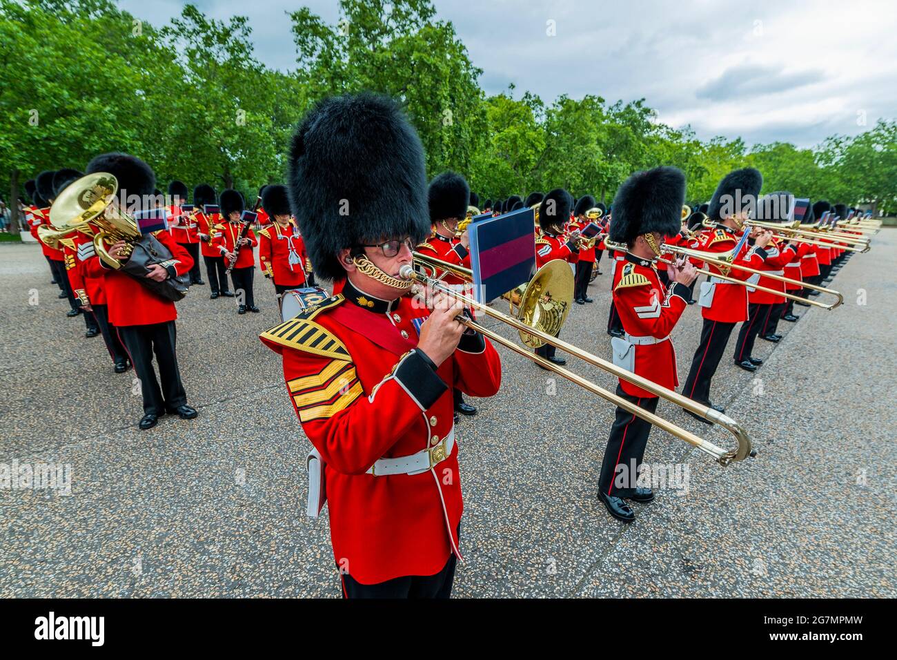 1 bataillon welsh guards corps of drums -Fotos und -Bildmaterial in ...