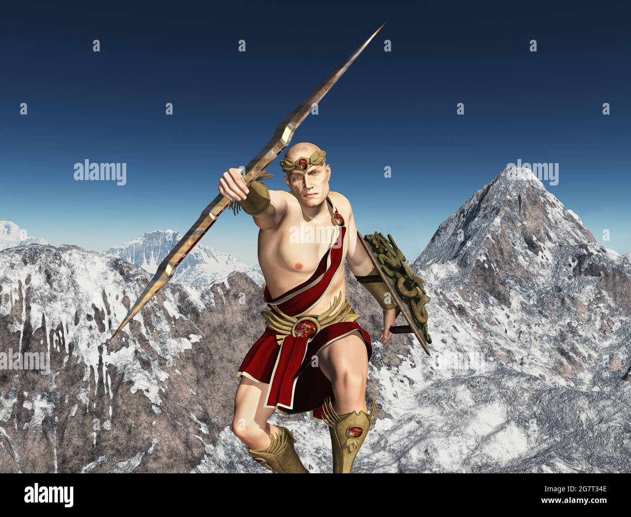 Der griechische gott Zeus, König der Götter Stockfotografie - Alamy