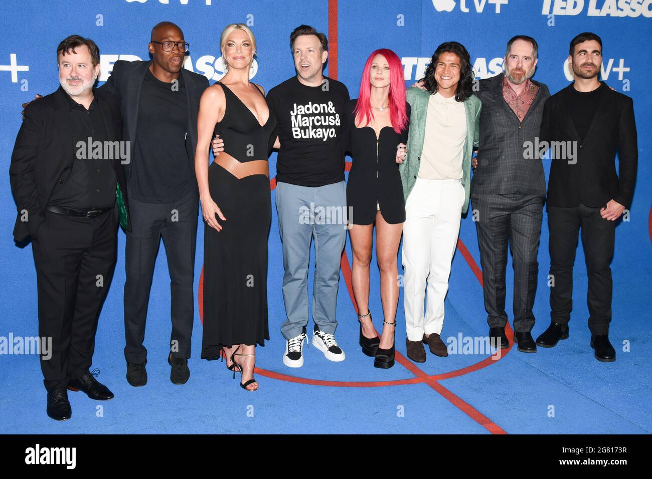 15. Juli 2021, West Hollywood, Kalifornien, USA: (L-R) Jeremy Swift ...