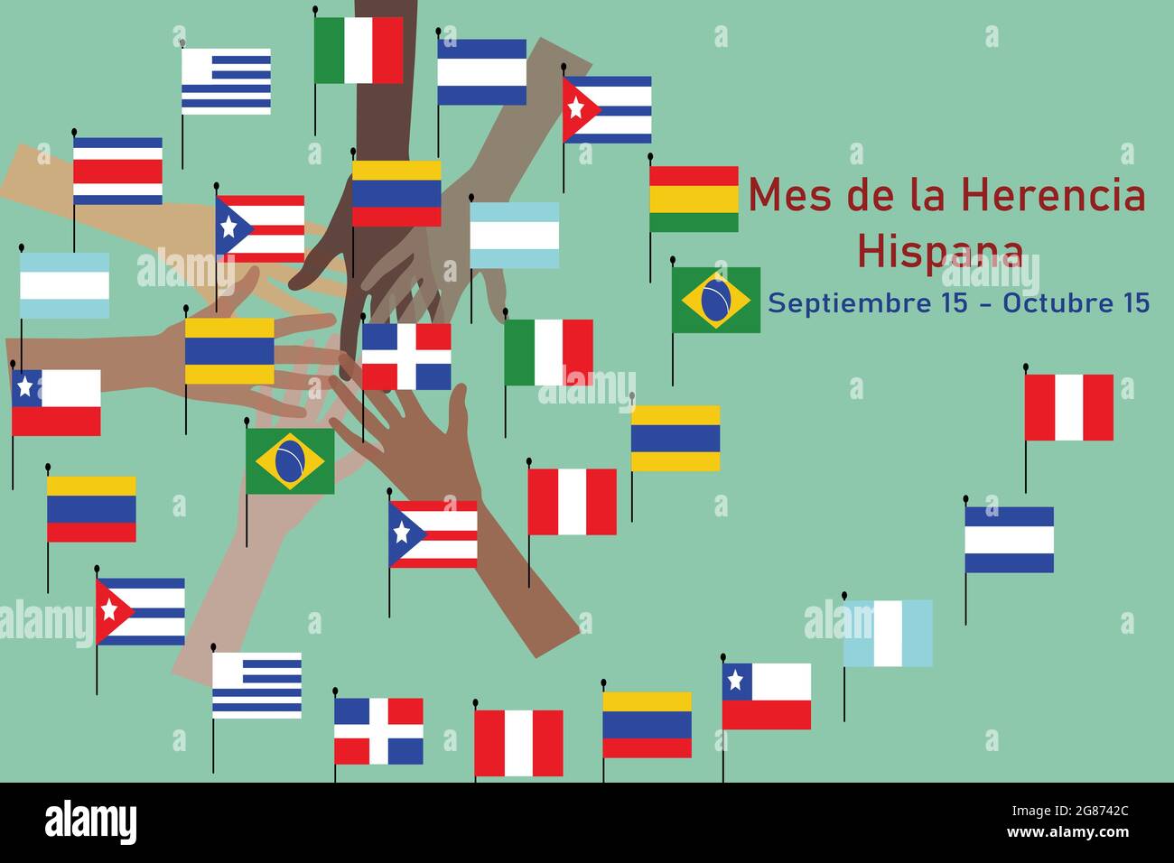 Herencia de mexico Stock-Vektorgrafiken kaufen - Alamy