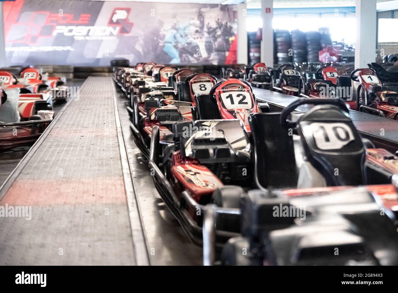 Go kart bahn in warschau war -Fotos und -Bildmaterial in hoher Auflösung – Alamy
