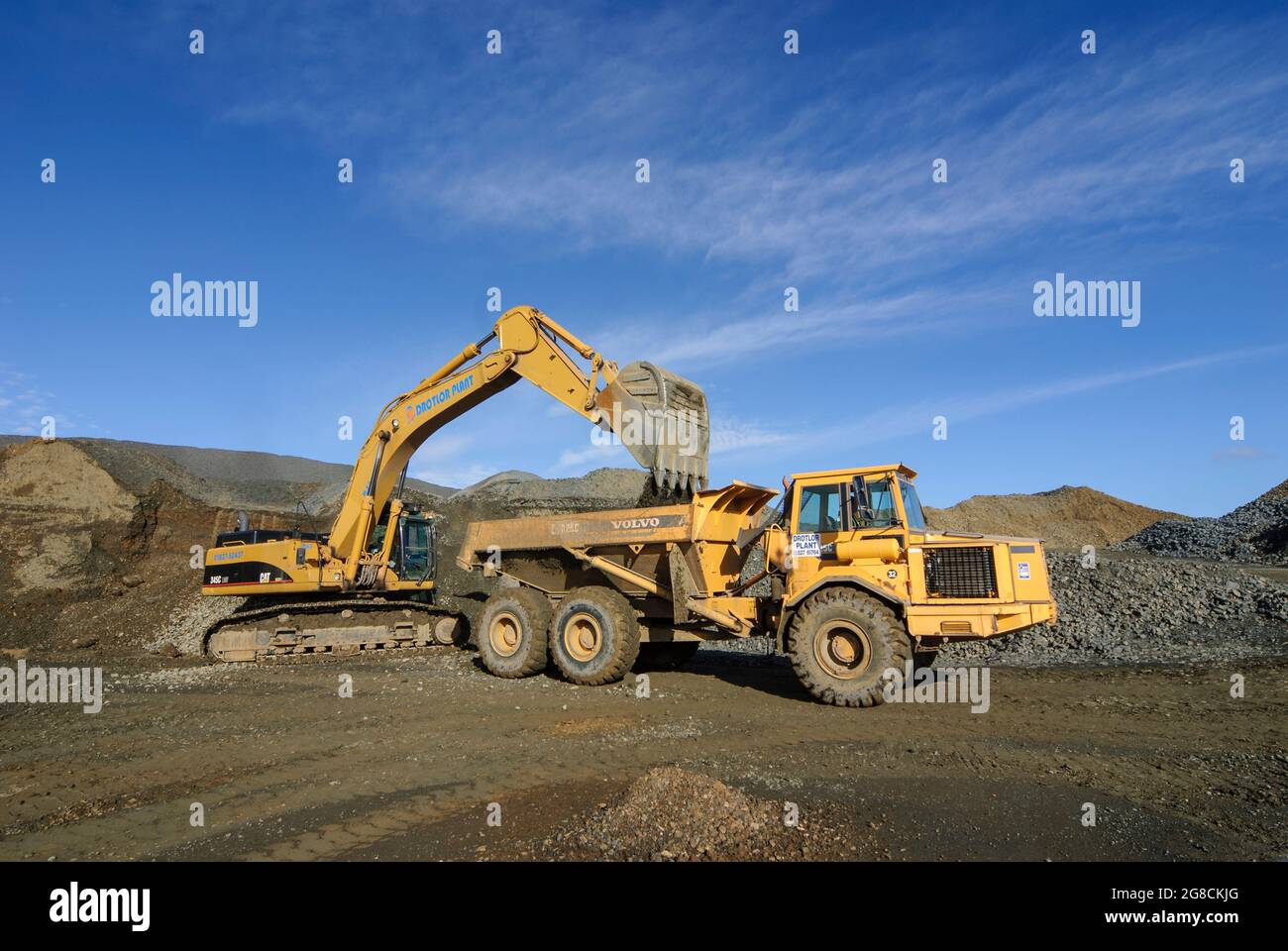 Volvo hydraulikbagger -Fotos und -Bildmaterial in hoher Auflösung – Alamy