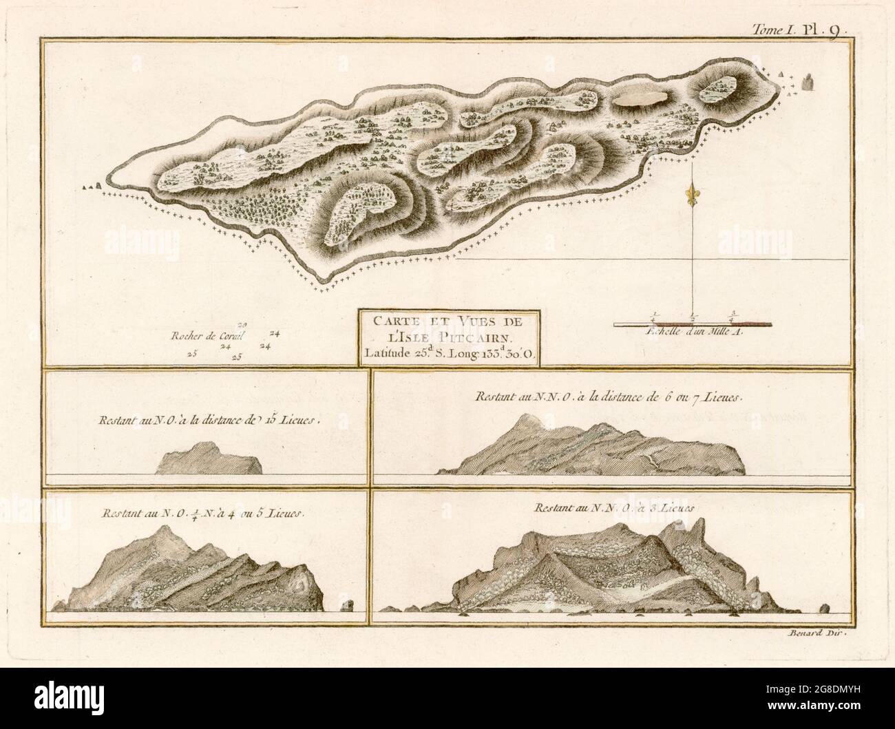 James cook map cook island -Fotos und -Bildmaterial in hoher Auflösung ...