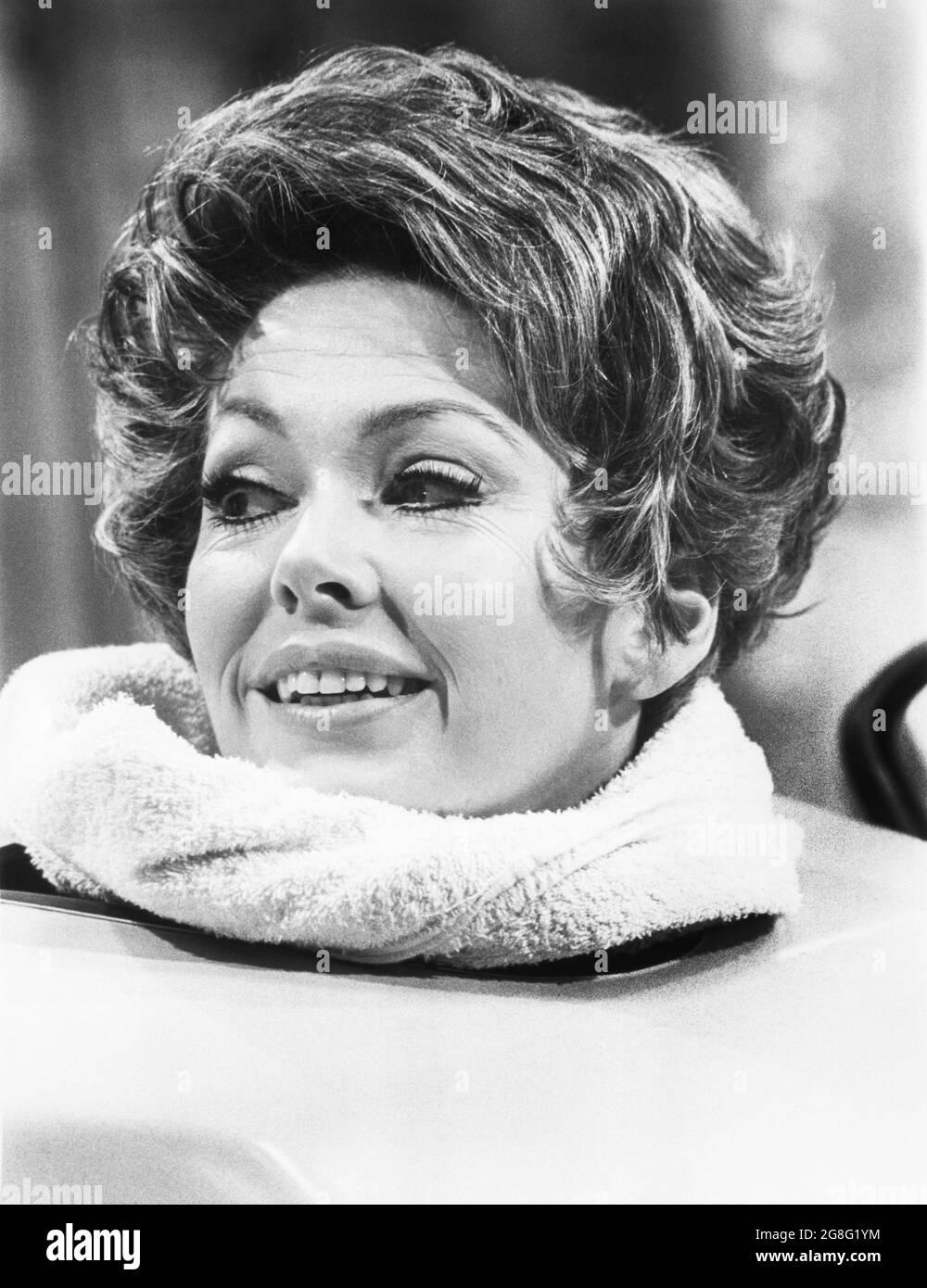 Barbara Rush, Head and Shoulders Publicity Portrait für den Fernsehfilm ...