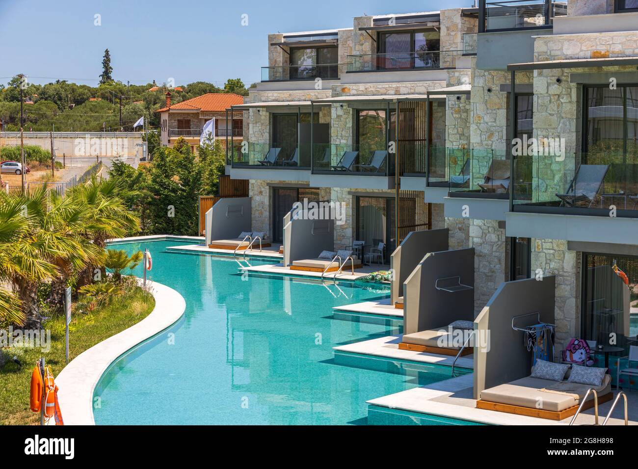 Portes lithos resort -Fotos und -Bildmaterial in hoher Auflösung – Alamy