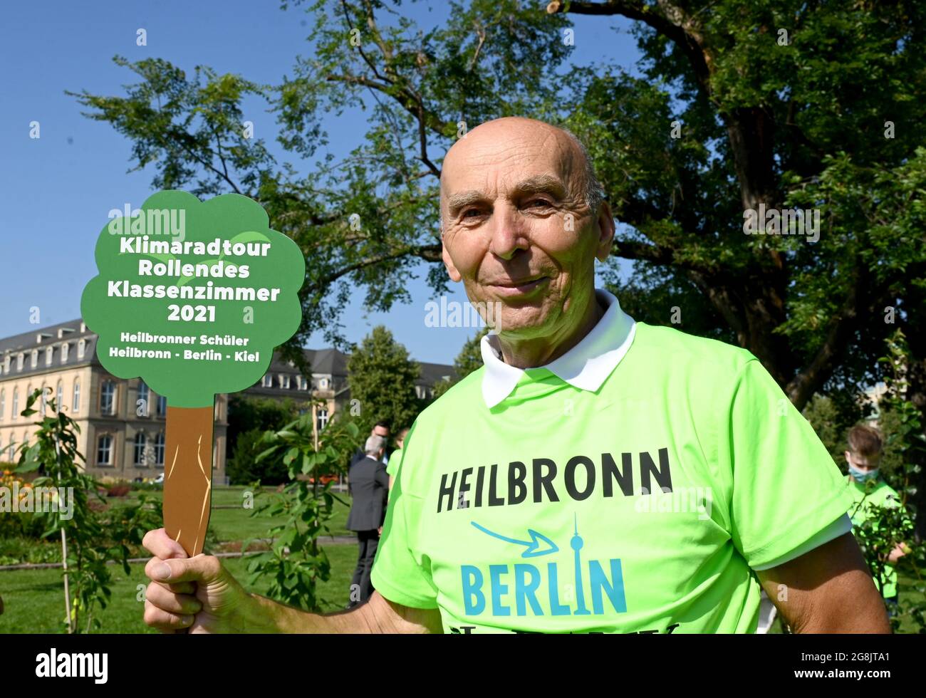 Stuttgart, Deutschland. Juli 2021. Der Radfahrer und Initiator der ...
