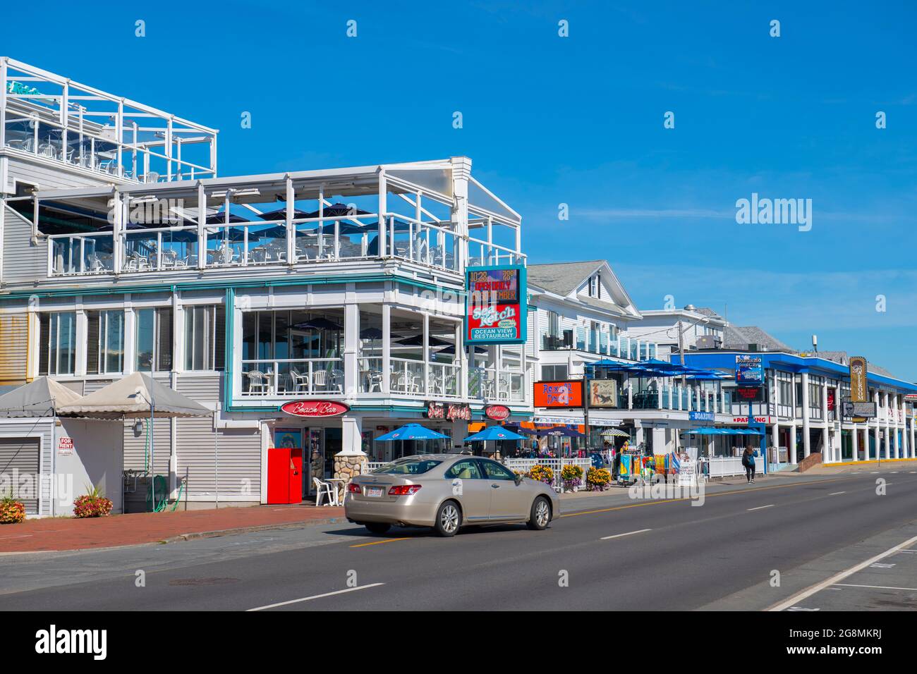 Historisches Sea Ketch Restaurant an der Ecke Ocean Boulevard und G ...
