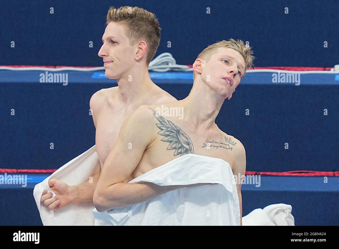 Tokio, Japan. Juli 2021. Schwimmen: Olympische Spiele, Training im ...