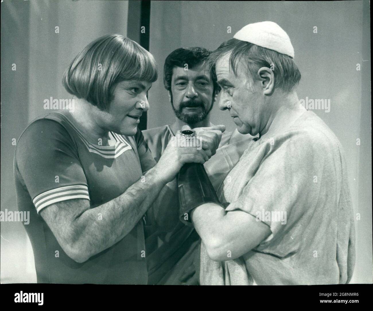 Das Bild zeigt einen Ausschnitt aus dem historischen Fernsehspiel Nero ...