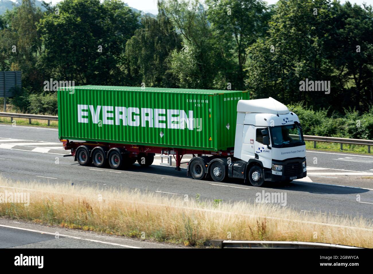 Evergreen hgv lorry container -Fotos und -Bildmaterial in hoher ...