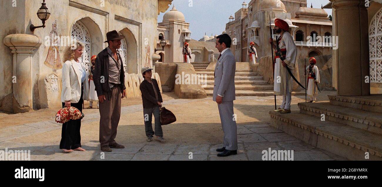 Los Angeles.CA.USA. Harrison Ford als Indiana Jones, Kate Capshaw als ...