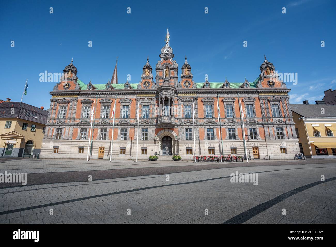 Rathaus von Malmö (Radhus) am Stortorget-Platz - Malmö, Schweden ...