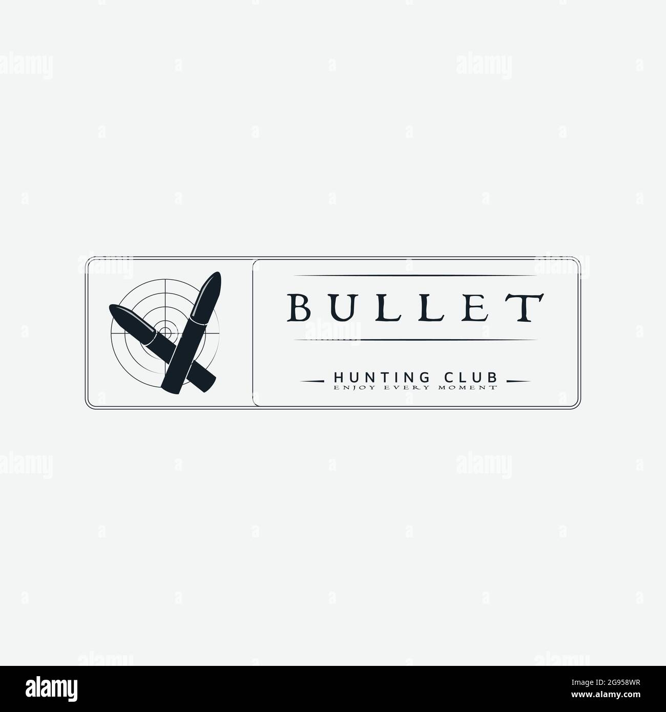 Bullet Logo Symbol Design Vorlage moderne Vektor Illustration Stock ...