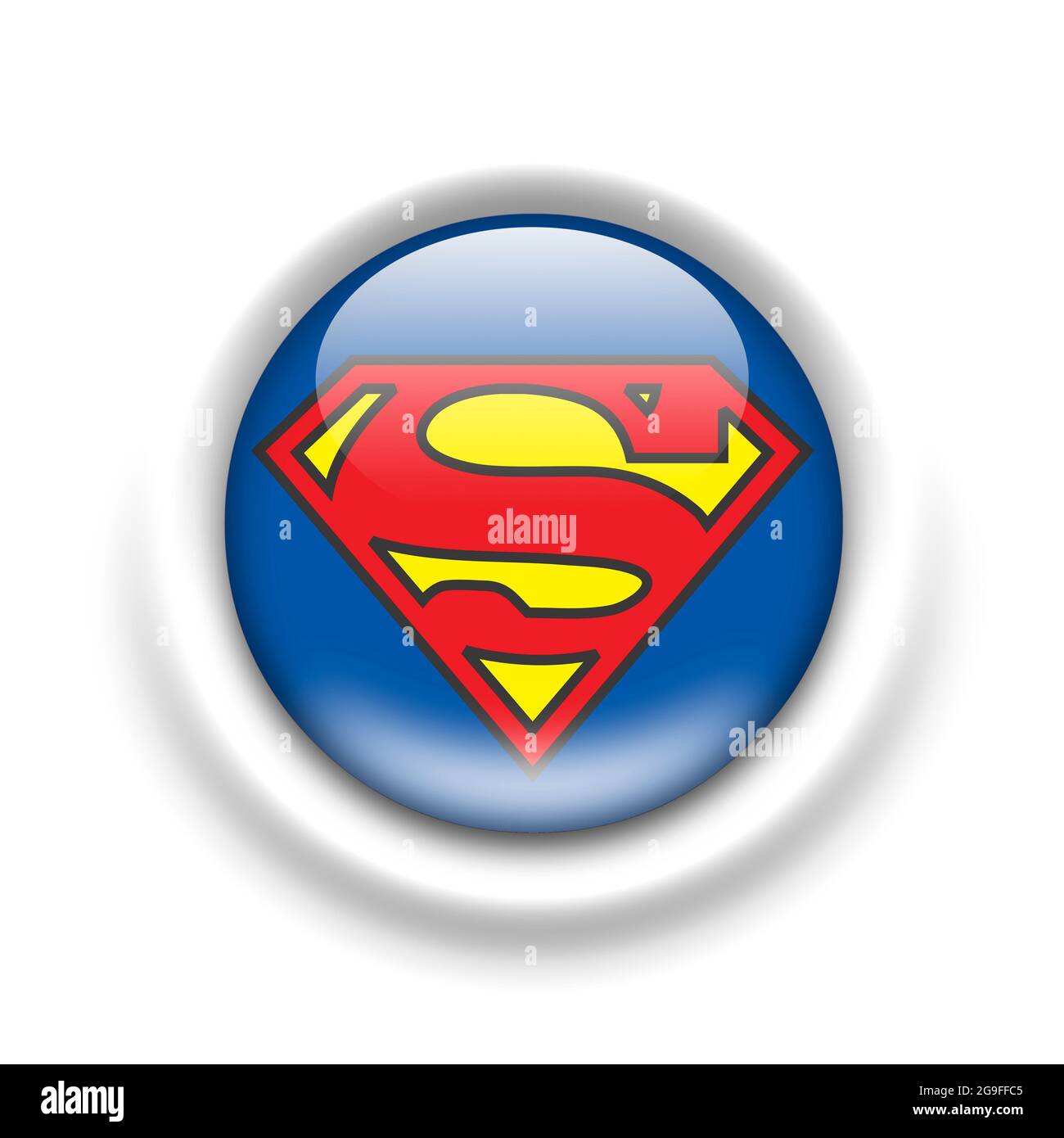 Superman logo Ausgeschnittene Stockfotos und -bilder - Alamy