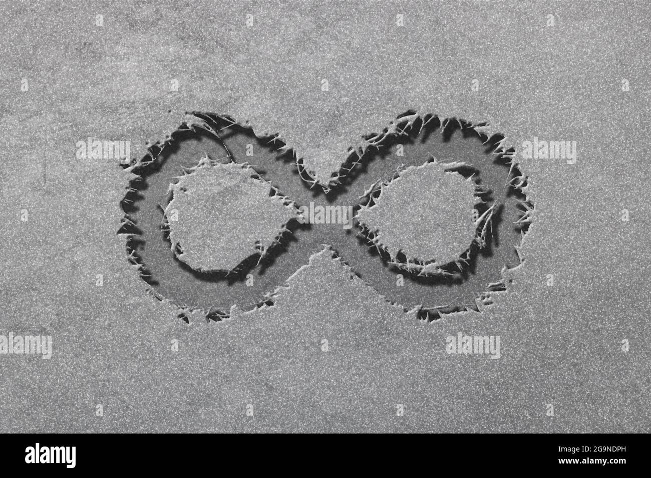 Infinity-Symbol, ewig, endlos, Infinity-Zeichen, robust, Silberner ...
