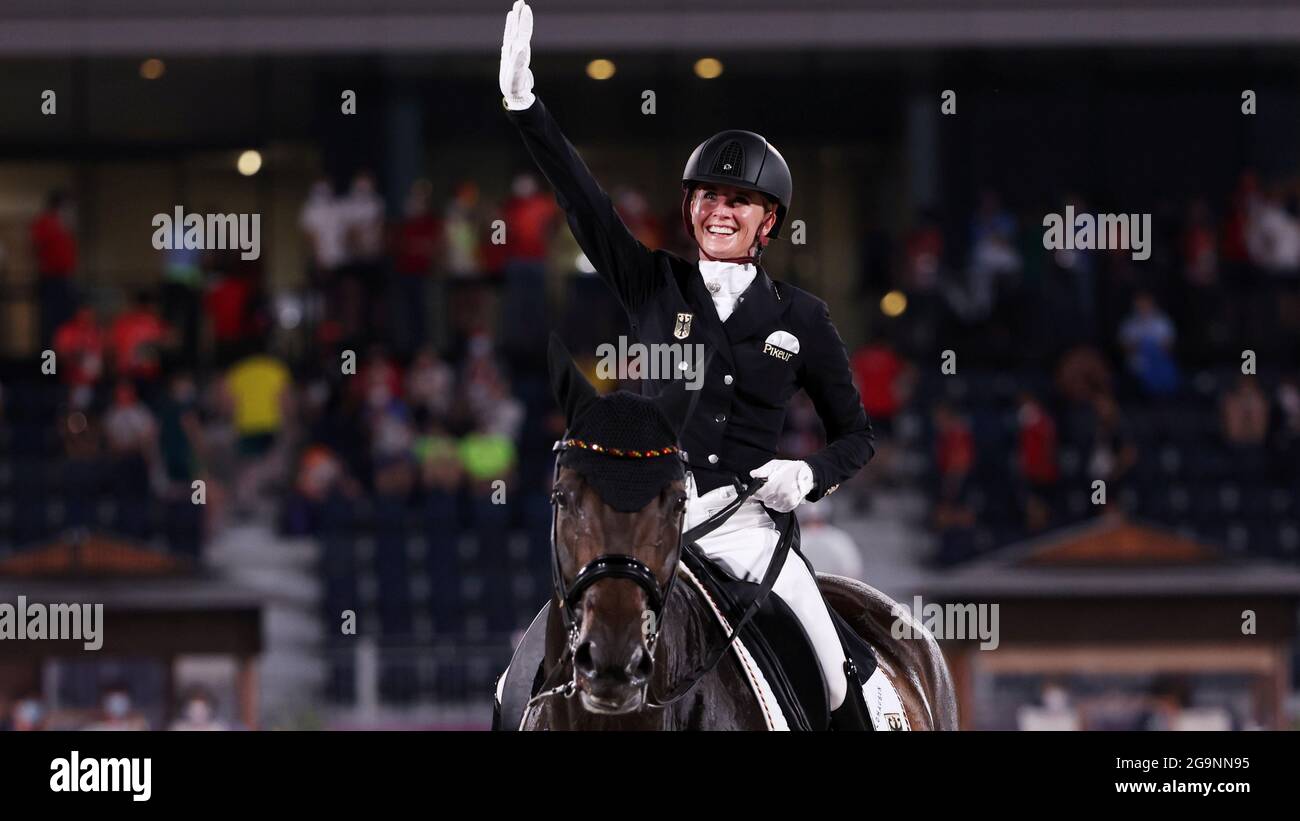 Olympische Spiele 2020 In Tokio - Reiten - Dressur - Grand Prix Special ... Olympische Spiele 2020 In Tokio - Reiten - Dressur - Grand Prix Special ...