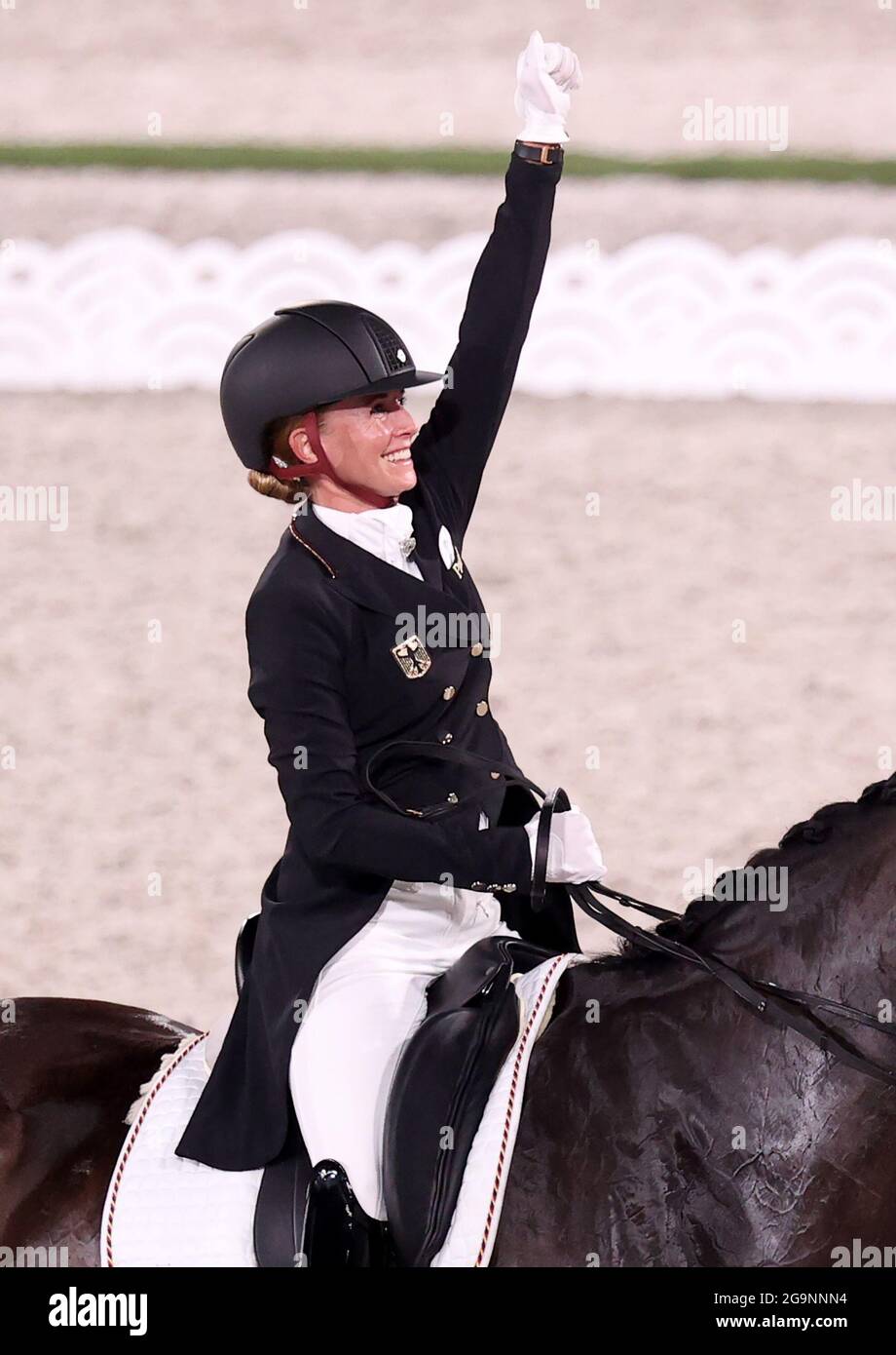Tokio, Japan. Juli 2021. Pferdesport/Dressur: Olympia, Team, Finale ...