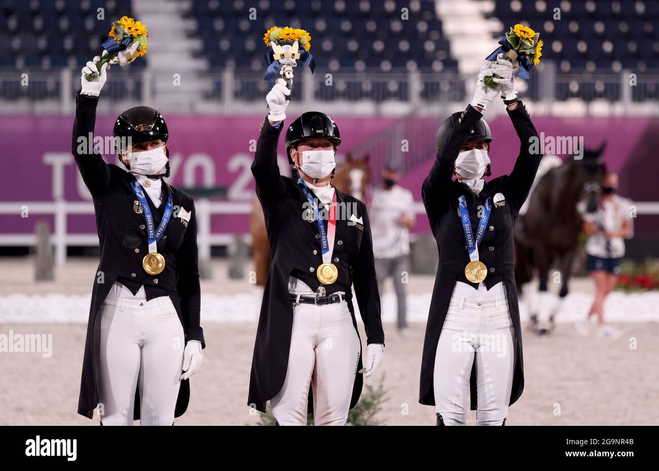 Tokio, Japan. Juli 2021. Reitsport/Dressur: Olympiade, Team, Finale ...