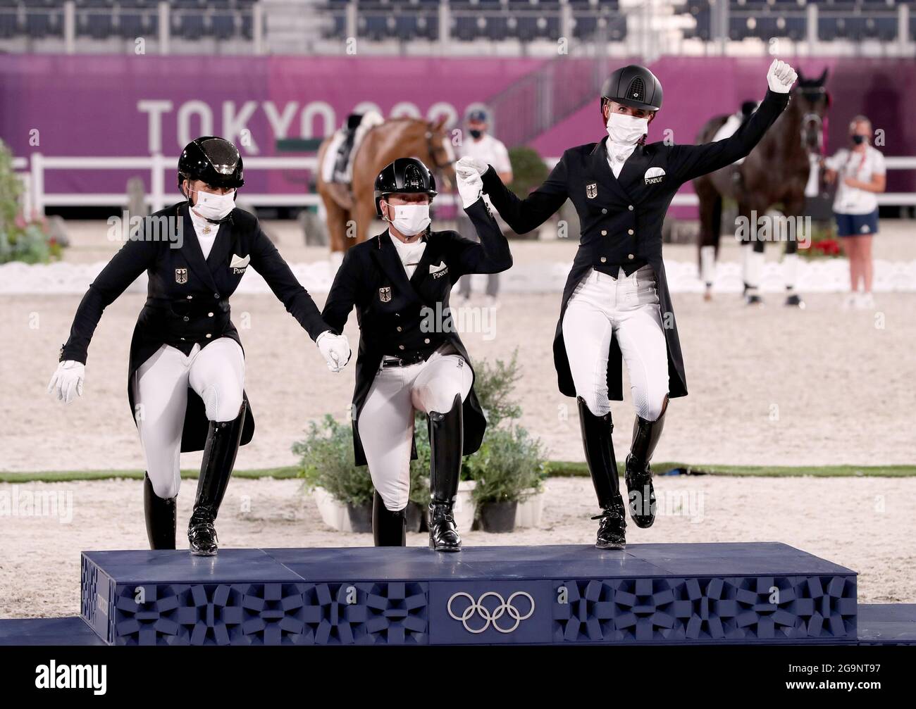 Tokio, Japan. Juli 2021. Reitsport/Dressur: Olympiade, Team, Finale ...