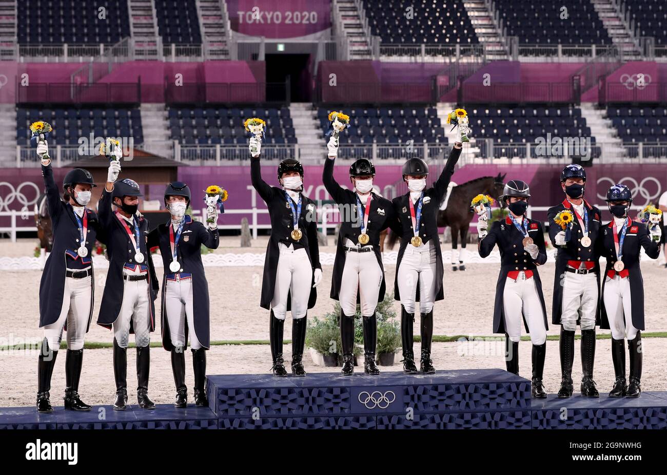 Tokio, Japan. Juli 2021. Reitsport/Dressur: Olympiade, Team, Finale ...