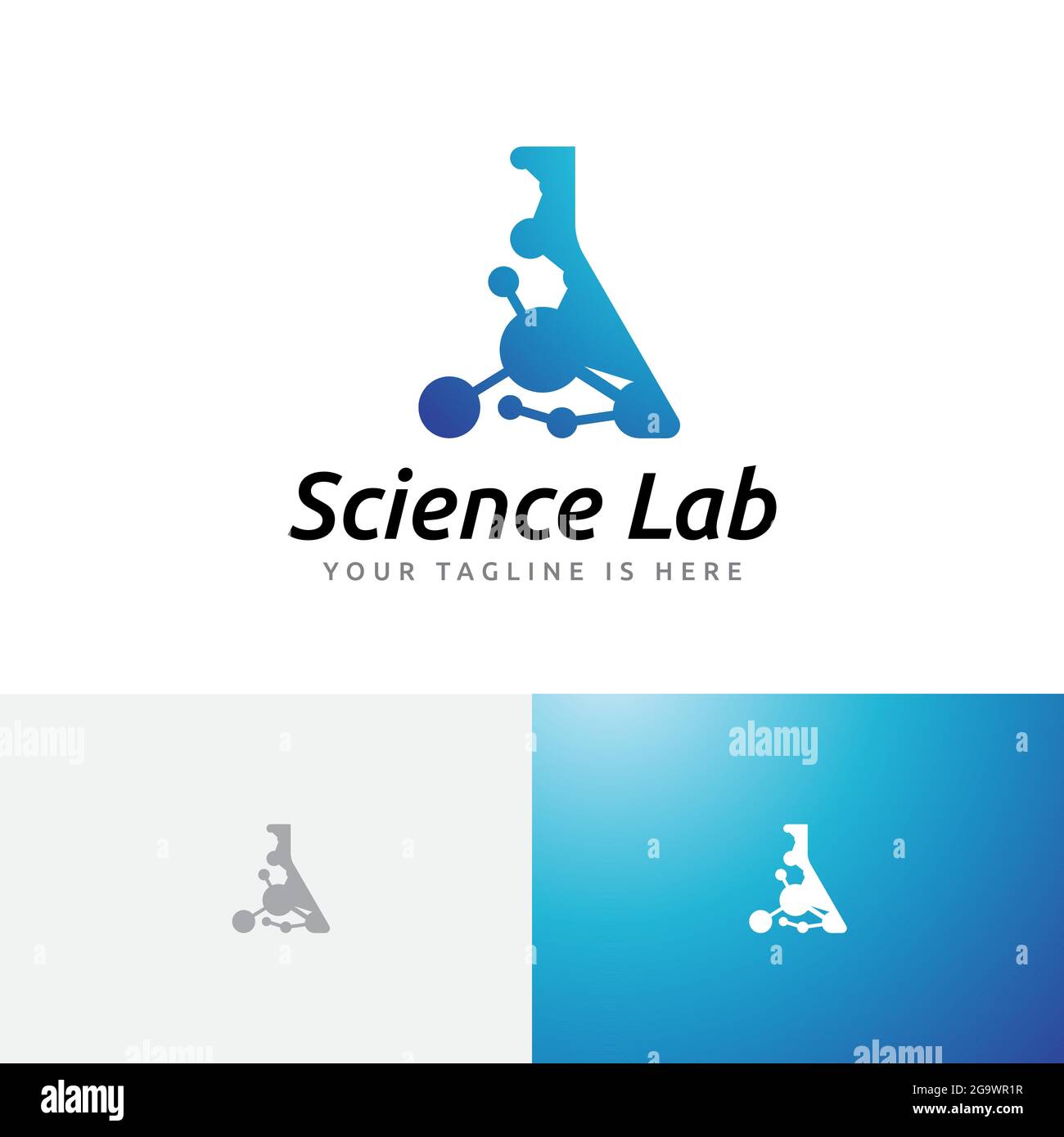 Chemistry logo vector -Fotos und -Bildmaterial in hoher Auflösung – Alamy