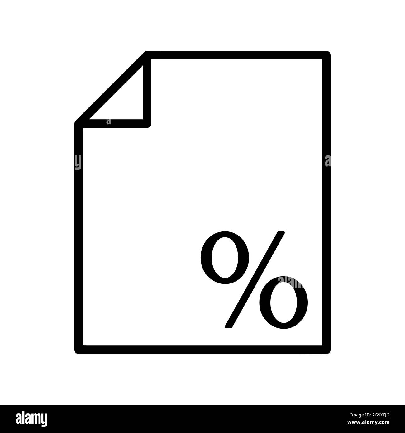 Rabatt-Symbol. Angebot Piktogramm für Web. Linienhub. Prozentzeichen ...