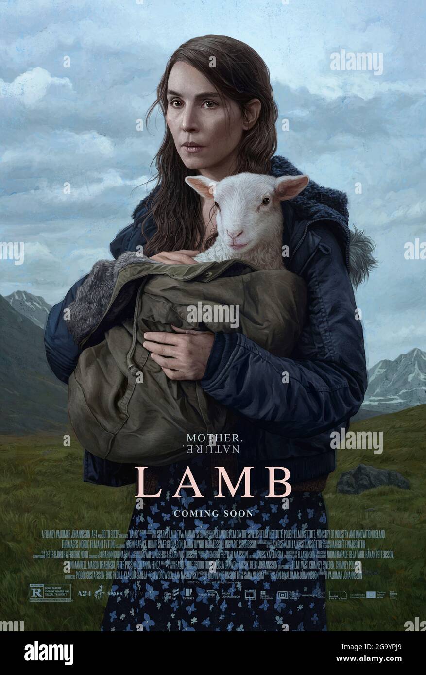 Lamb (2021) unter der Regie von Valdimar Jóhannsson mit Noomi Rapace ...