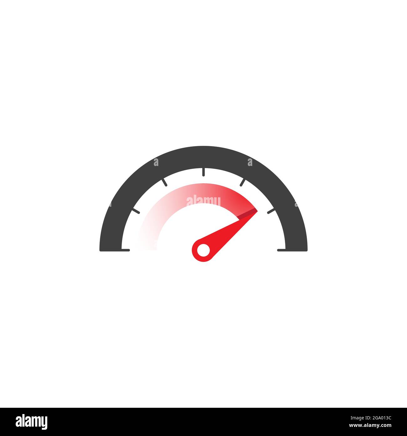 Tachometer-Symbol für Auto-Logo-Vektor-Illustration-Symbol-Design Stock ...