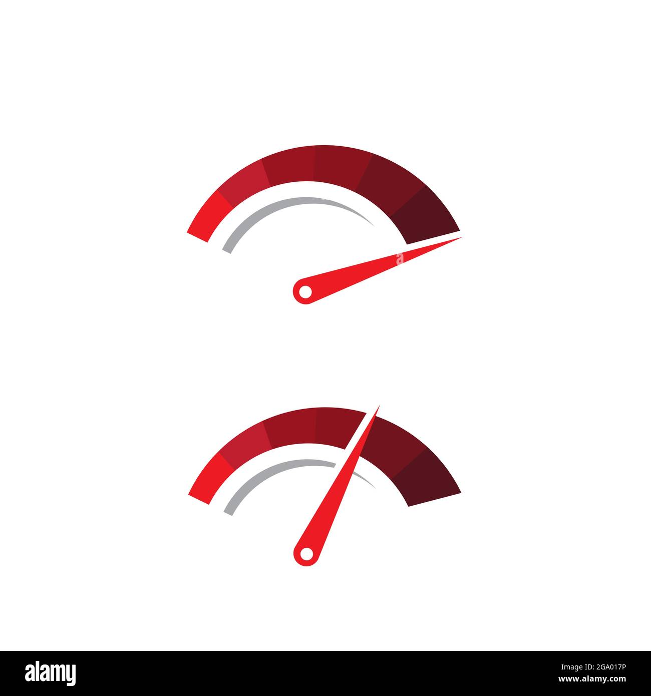 Tachometer-Symbol für Auto-Logo-Vektor-Illustration-Symbol-Design Stock ...