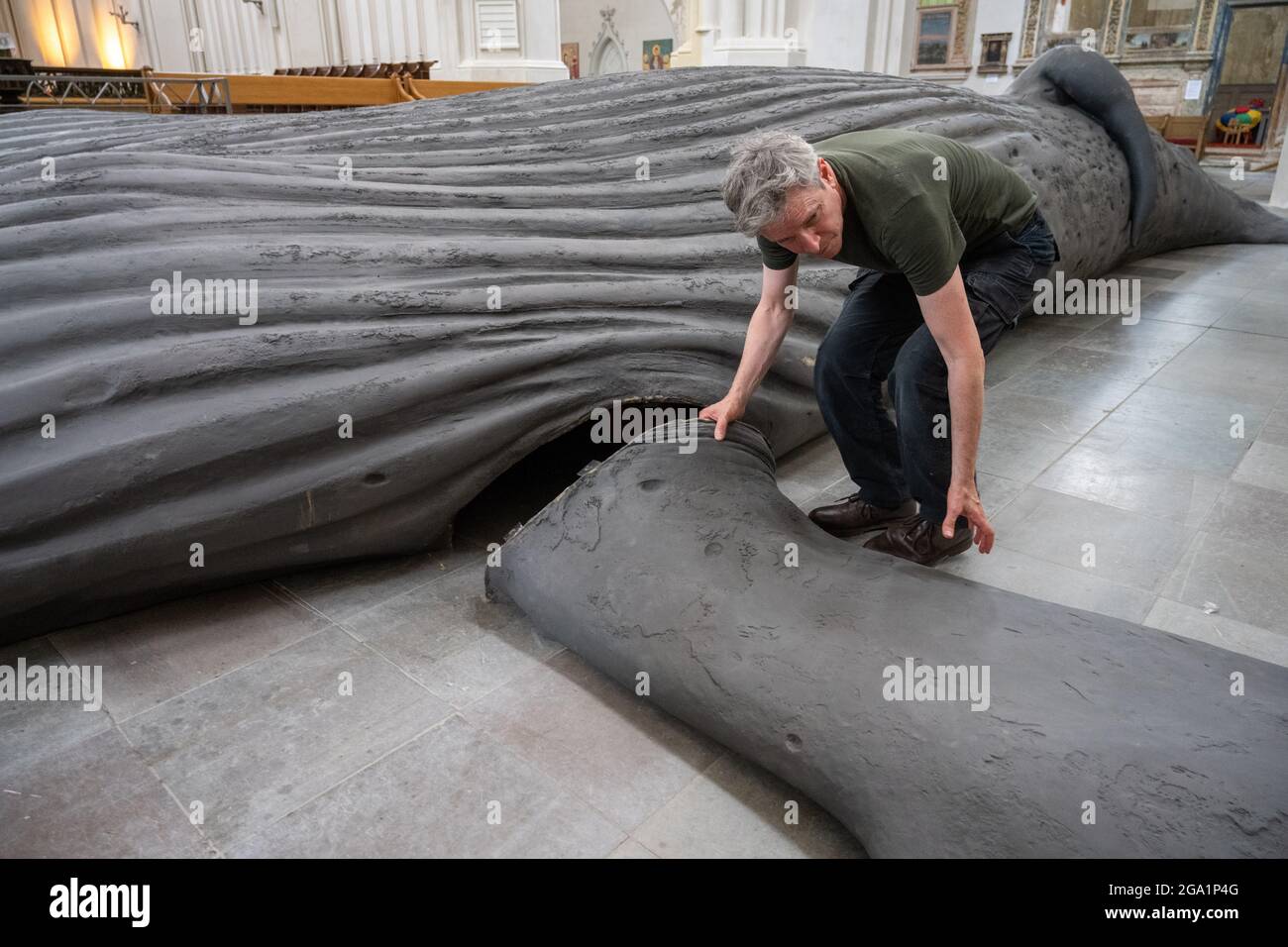 Greifswald, Deutschland. Juli 2021. Gil Shachar, ein Künstler aus ...