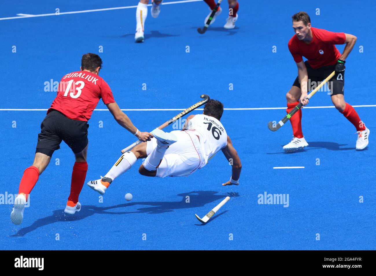 Der Kanadier Brendan Guraliuk und der Belgier Alexander Hendrickx ...