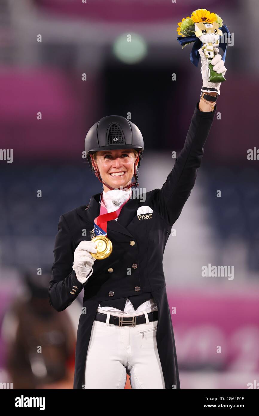 Tokio, Japan. Juli 2021. Jessica von Bredow-Werndl (GER) Equestrian ... Tokio, Japan. Juli 2021. Jessica von Bredow-Werndl (GER) Equestrian ...